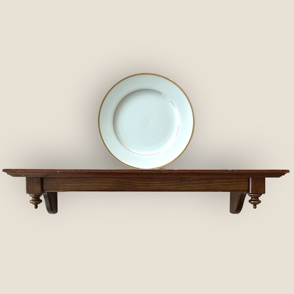 Shelf With Plate Groove - Etsy