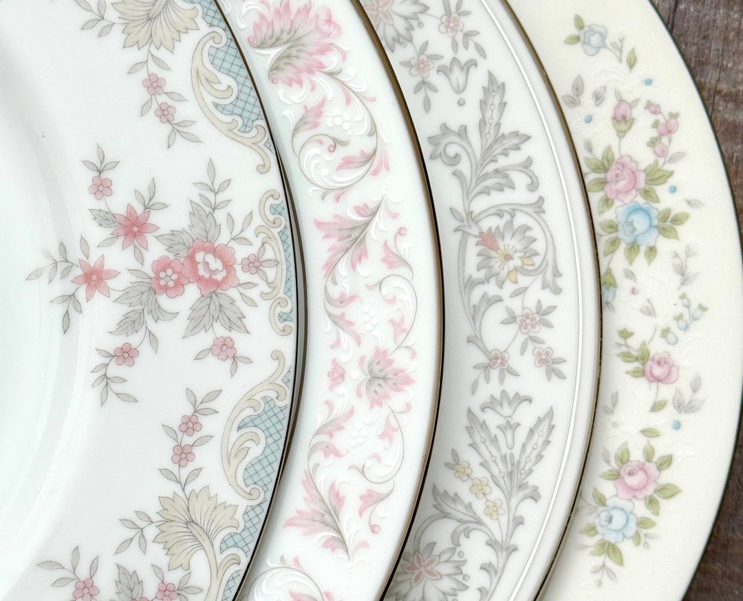 Mismatched Dinner Plates Mix and Match Dishes Vintage Wedding, Girl ...
