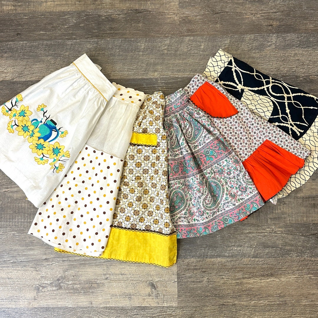 Vintage Aprons, Floral Apron, Cute Apron, Kitchen Decor, Entertaining ...