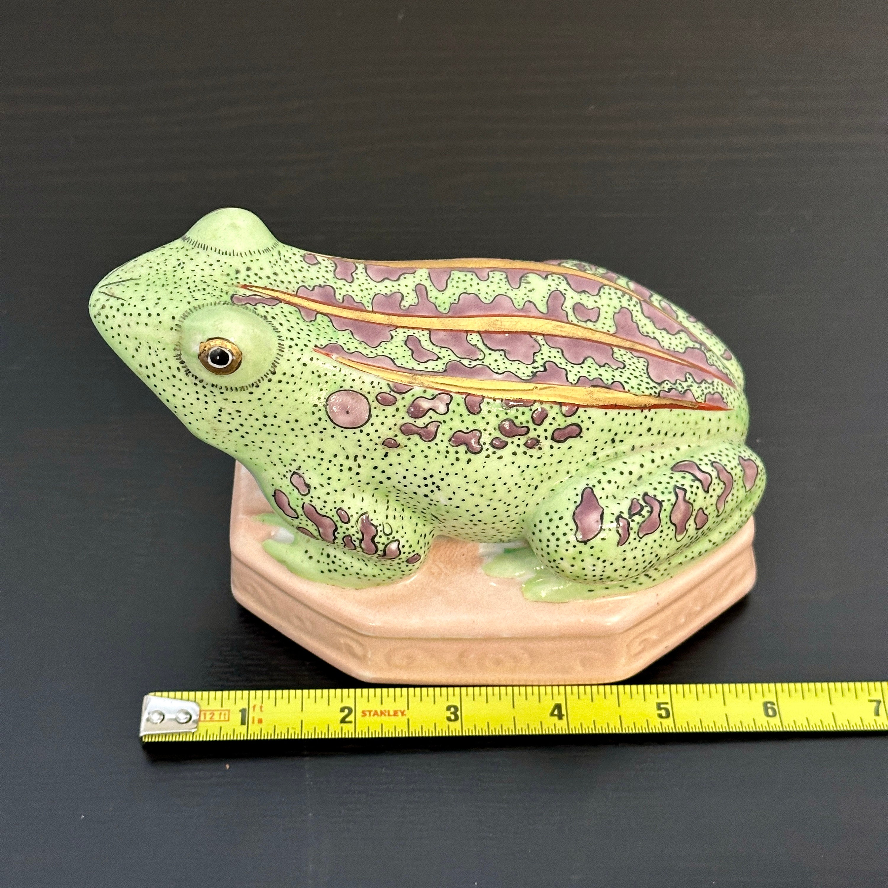Vintage Frog Figures, Frog Shelf Decor, Indoor Garden Accents, Gift for ...