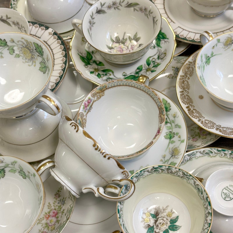 Mismatched Teacup - Etsy