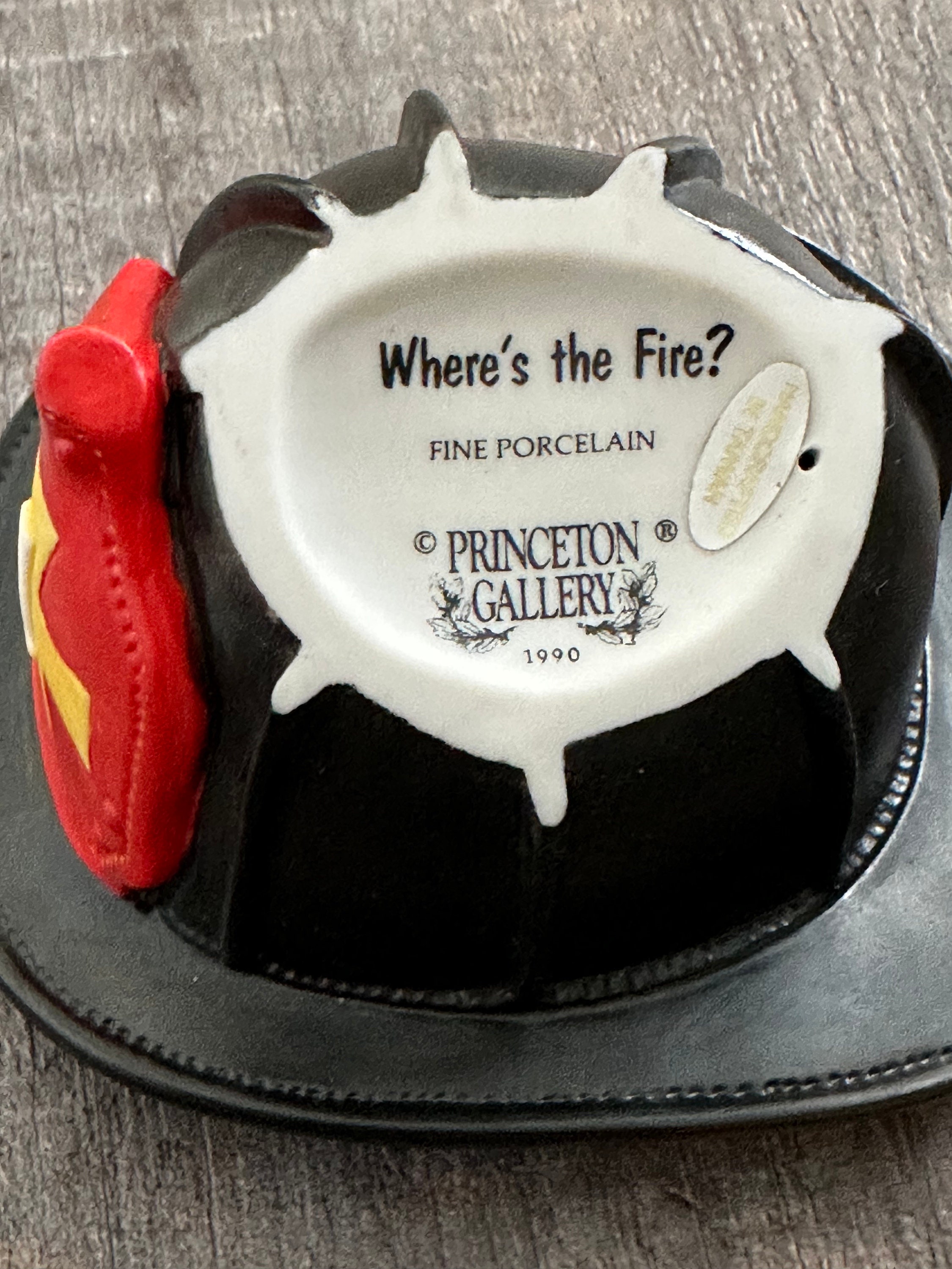 Vintage Firefighter Fire Helmet Figurine, Fireman Decor, Firewoman Gift ...
