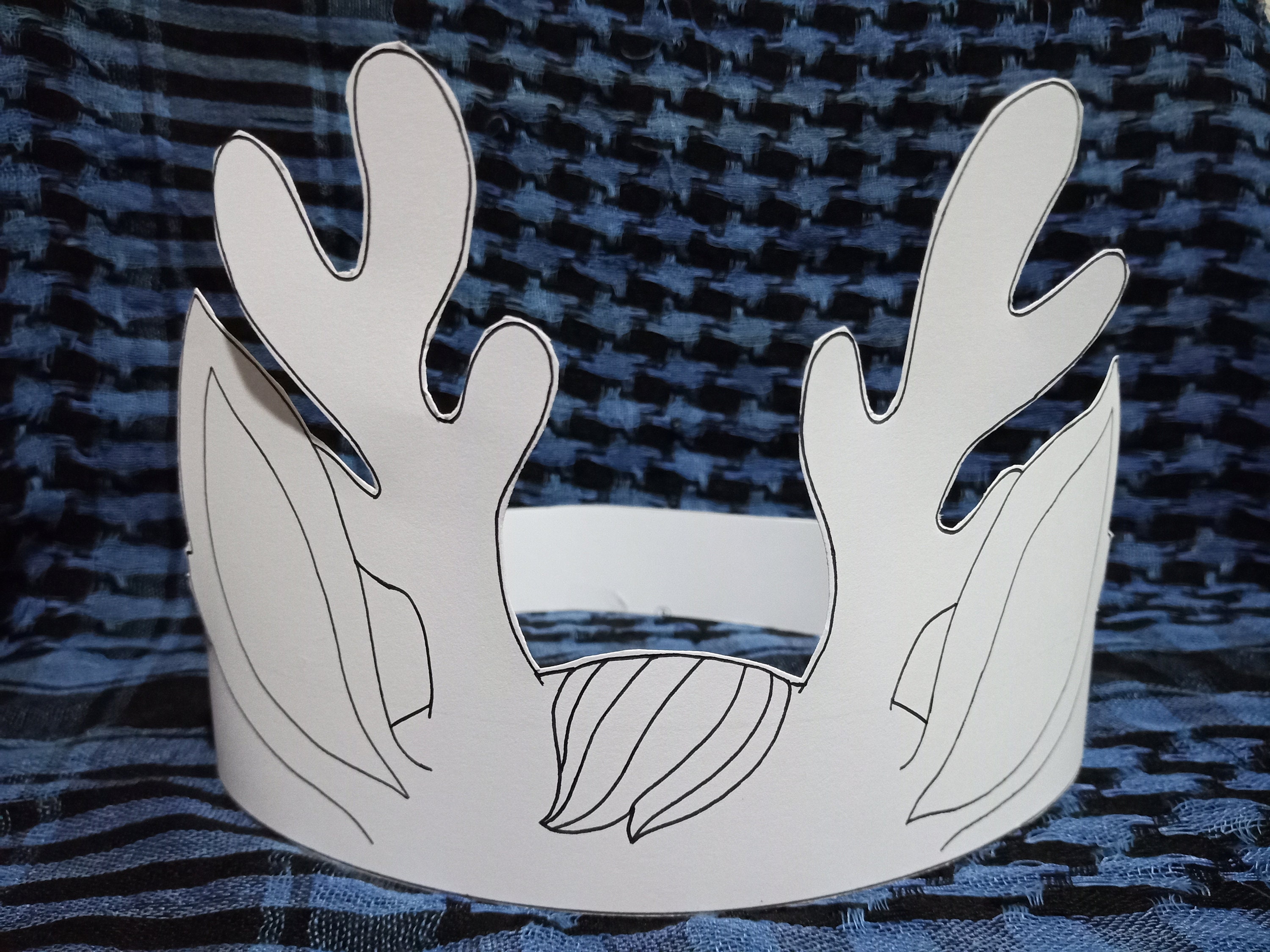 Christmas Paper Crowns Coloring Activity Printable Kids Craft Christmas ...