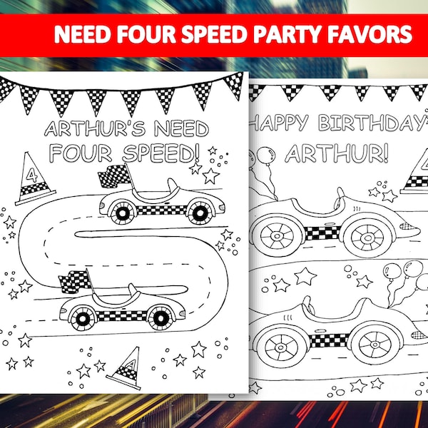 Need 4 Speed Party Favors - Etsy