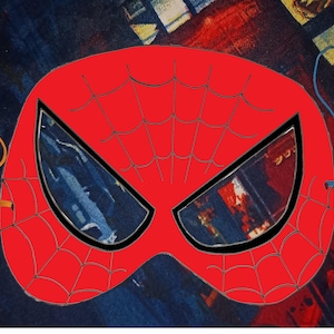 Spiderman Birthday Masks: Printable Superhero Party Favors (set of 4 ...