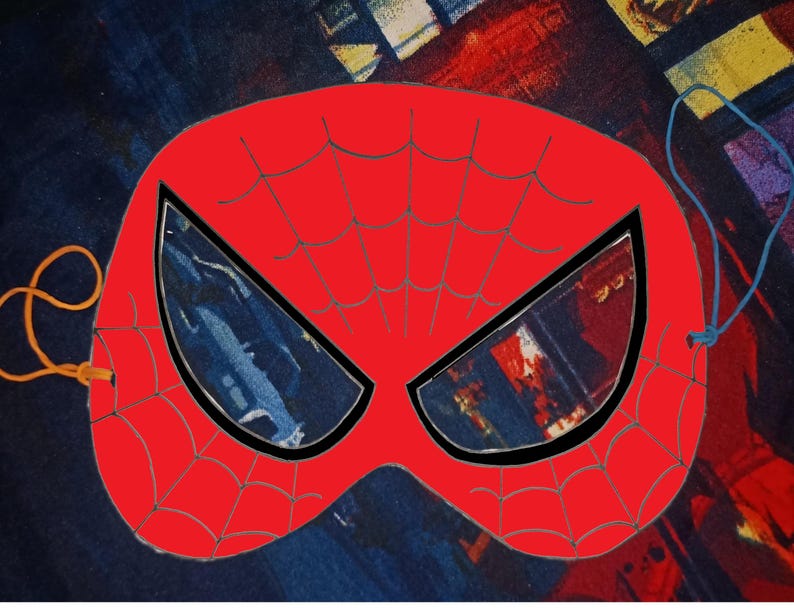 Spiderman Birthday Printable Masks for Kids, Superhero Birthday Masks ...