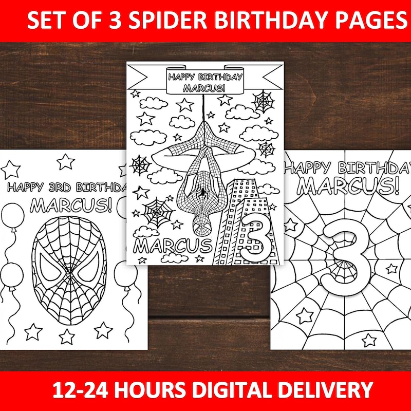 Spiderman Activity Set - Etsy