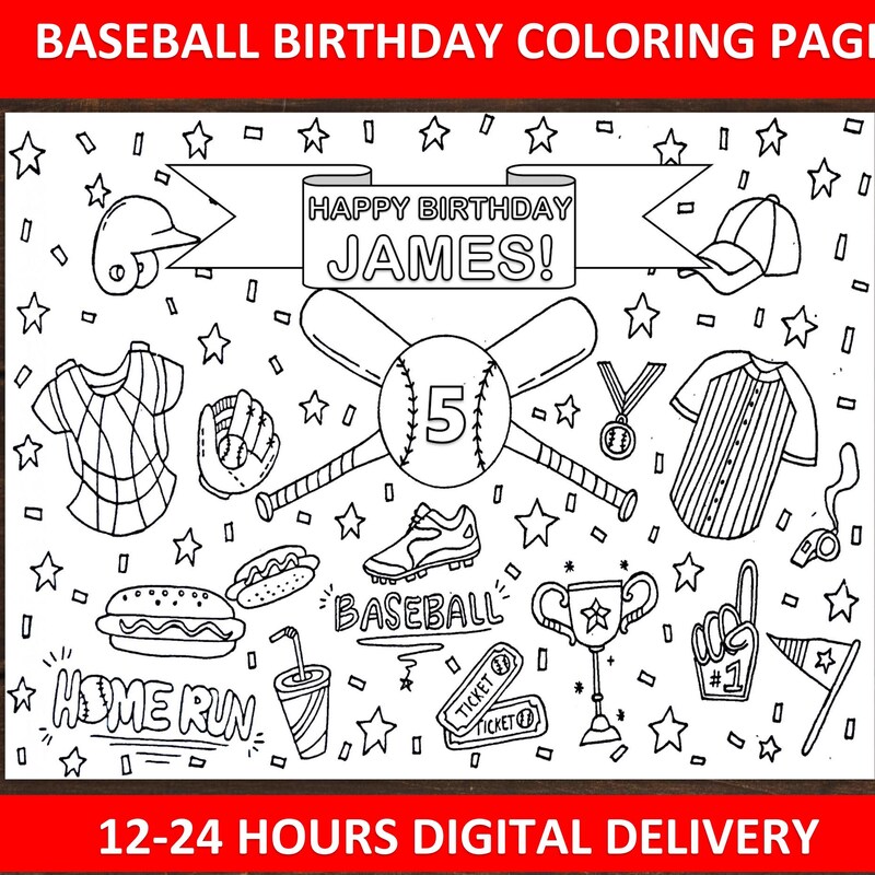 Baseball Placemats - Etsy