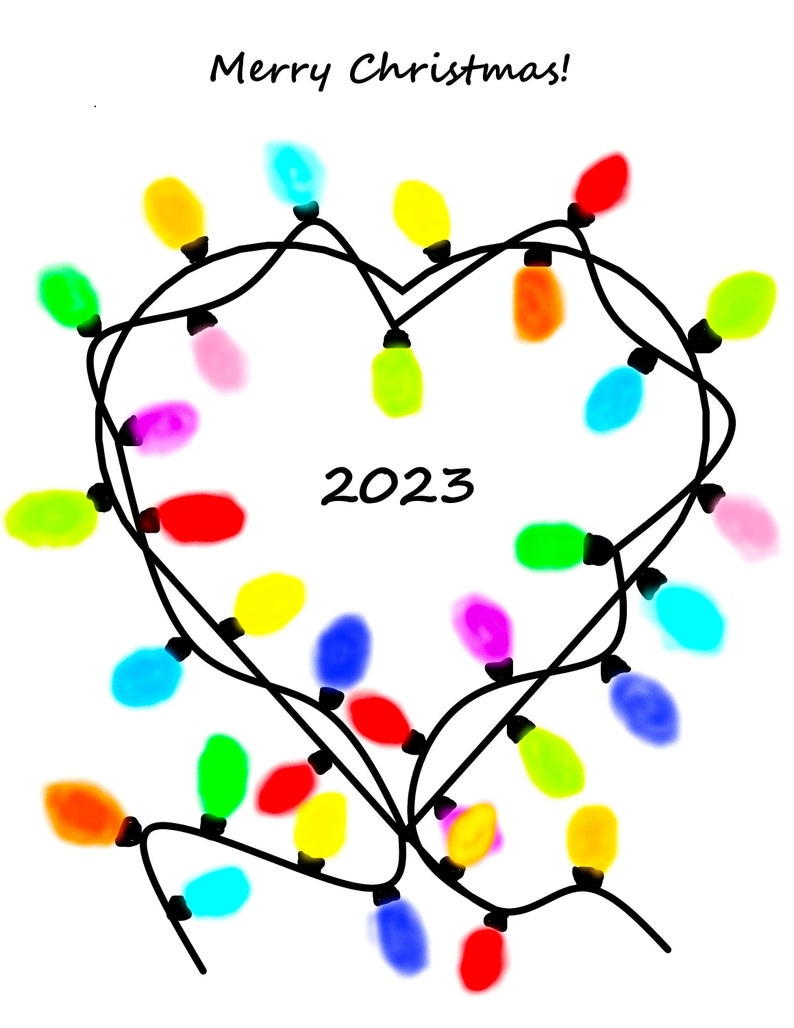 Christmas Fingerprint Craft, Christmas Lights Thumbprint Craft ...