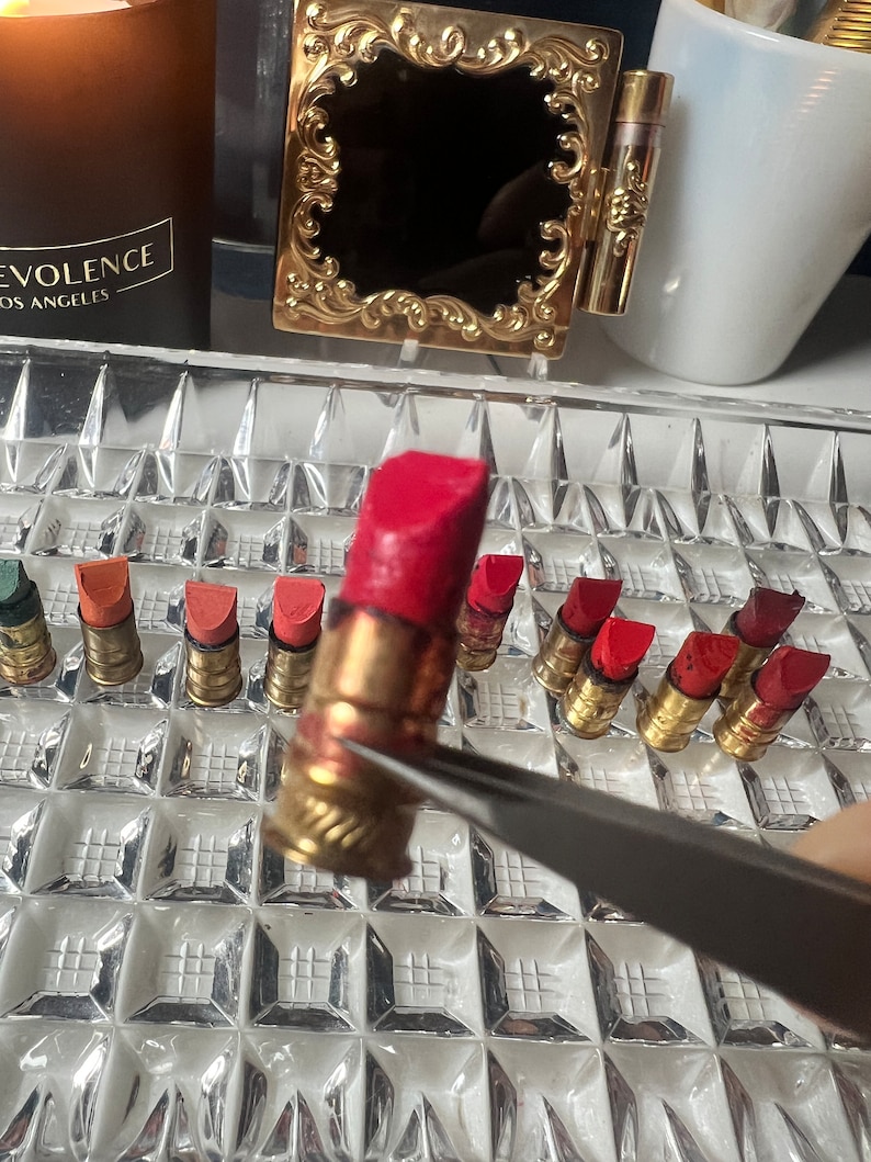 Vintage AVON Sample Lipstick & Shadow. bullet/shell Brass Casing ...
