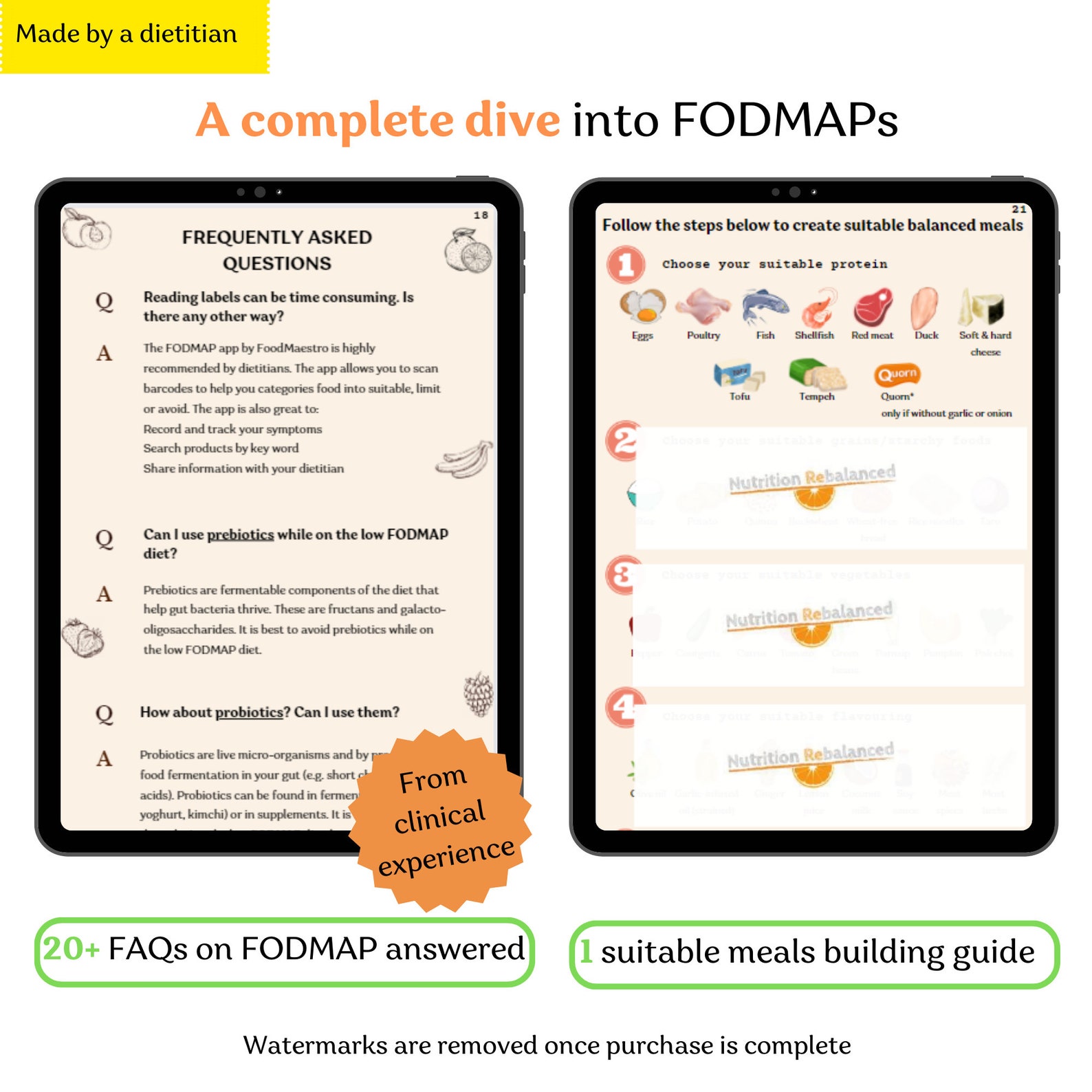 Low FODMAP Ebook, Fodmap Food List, Fodmap Recipes, Fodmap Meal Ideas ...