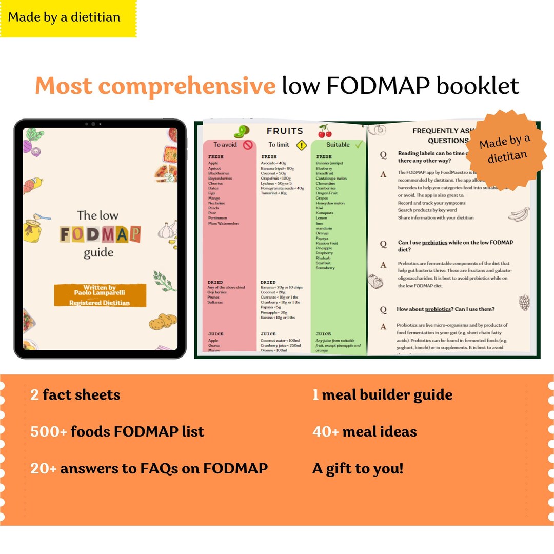 Low FODMAP Ebook, Fodmap Food List, Fodmap Recipes, Fodmap Meal Ideas ...
