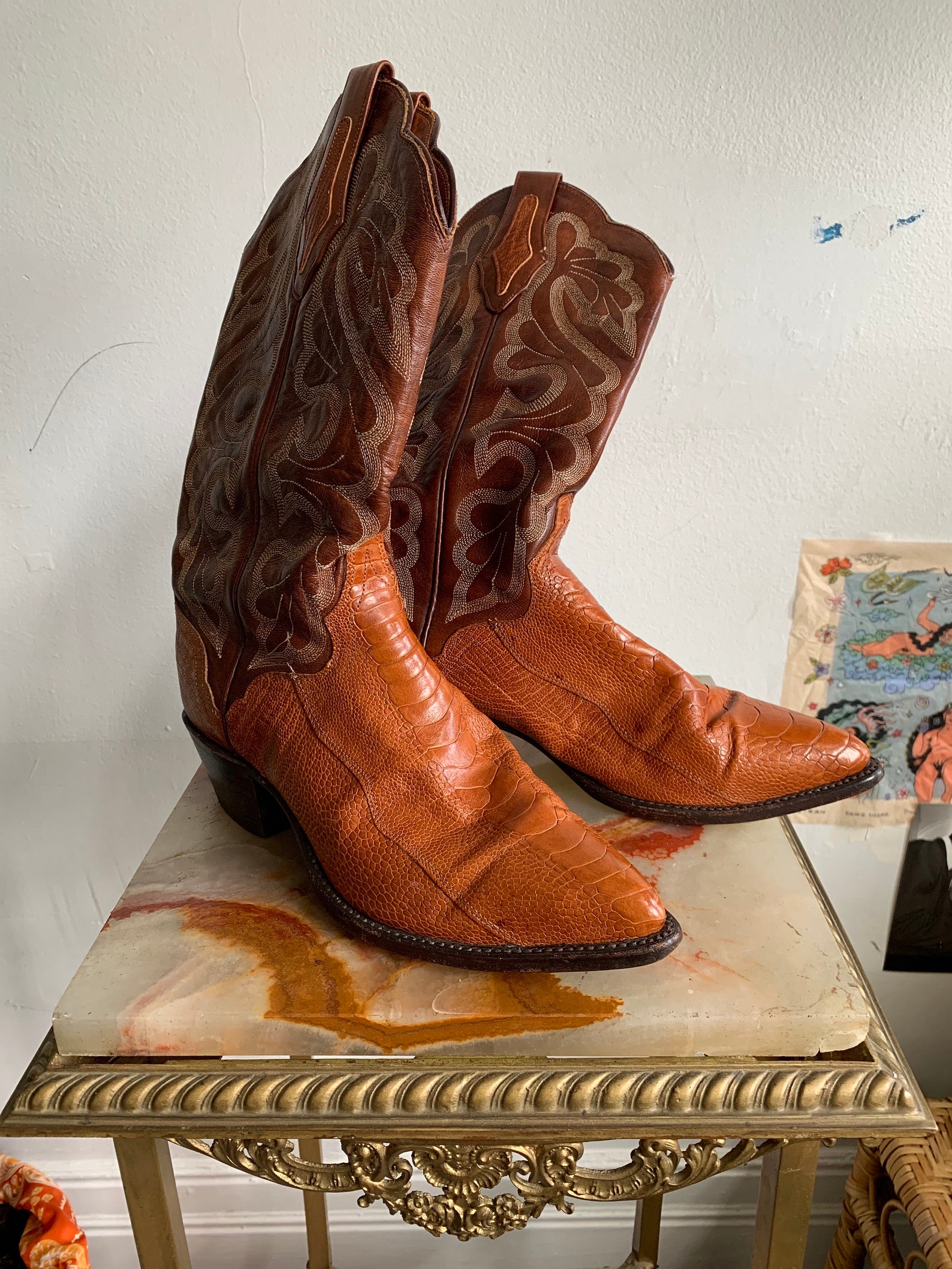 Rare Vtg El Dorado Handmade Cowboy Boots/thieves Market - Etsy