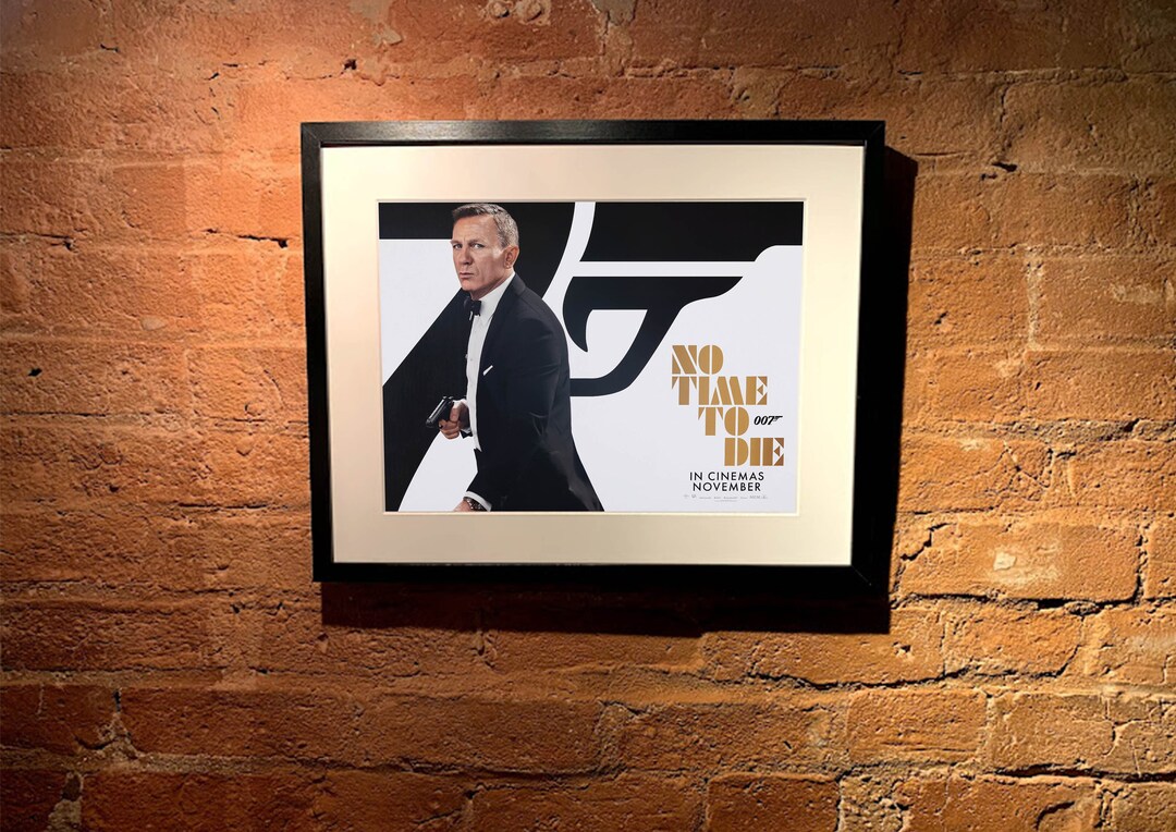 No Time to Die Posters James Bond 007 Portrait Landscape Movie Poster ...