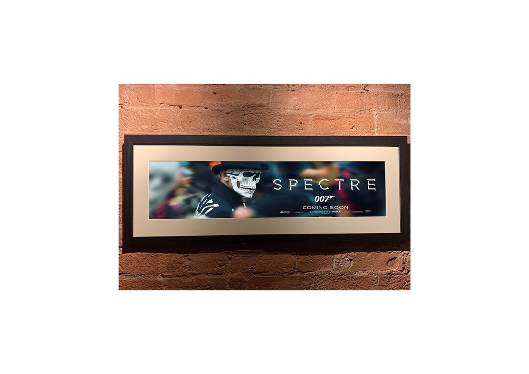 Spectre Movie Poster Classic James Bond Print 007 Borderless Print Gift ...