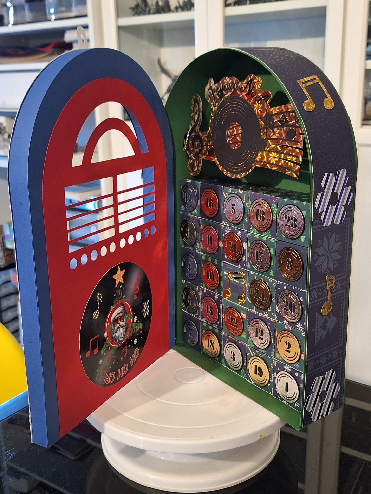 SVG File / Brother / Silhouette Cutting File Jukebox Advent Calendar / Jukebox Advent Calendar ...