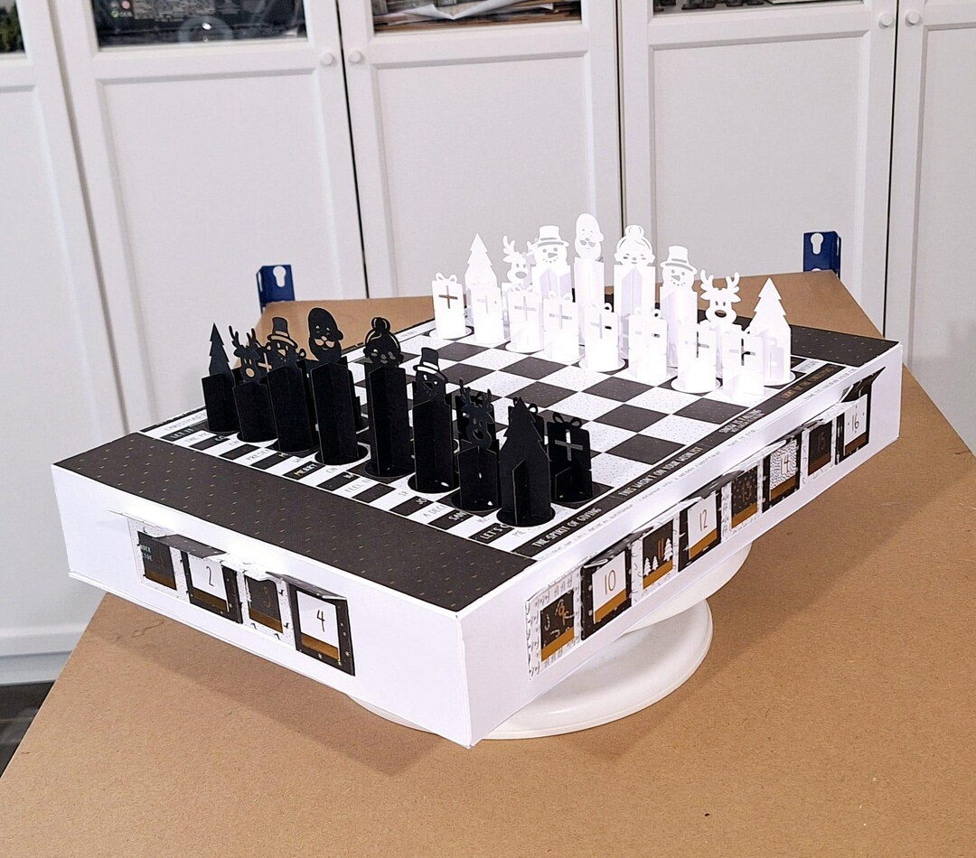SVG File Cricut / Silhouette / Brother Chess Game Advent Calendar - Etsy
