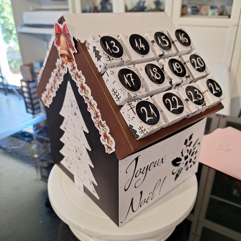 SVG File Cricut / Silhouette / Brother House Advent Calendar Cutting ...