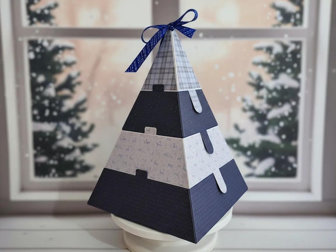 Cricut/silhouette/brother 4-tier Pyramid Cutting File SVG - Etsy
