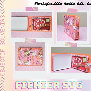 SVG File / BROTHER / SILHOUETTE Kit-kat Box Wallet Cutting File + 1 ...