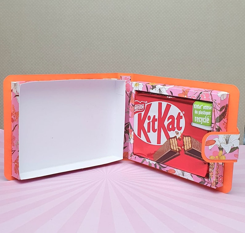 SVG File / BROTHER / SILHOUETTE Kit-kat Box Wallet Cutting File + 1 ...