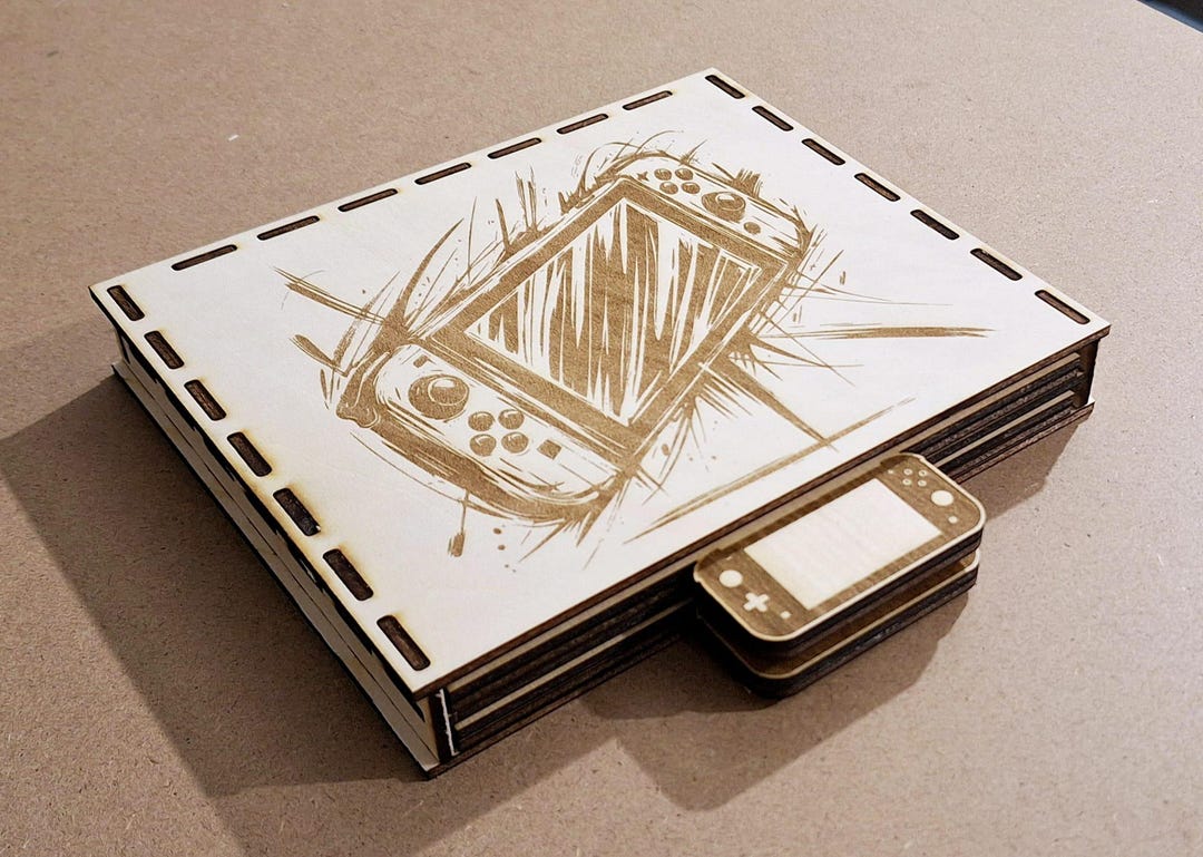 SVG / XCS File Box for Switch Game Cartridge - Etsy