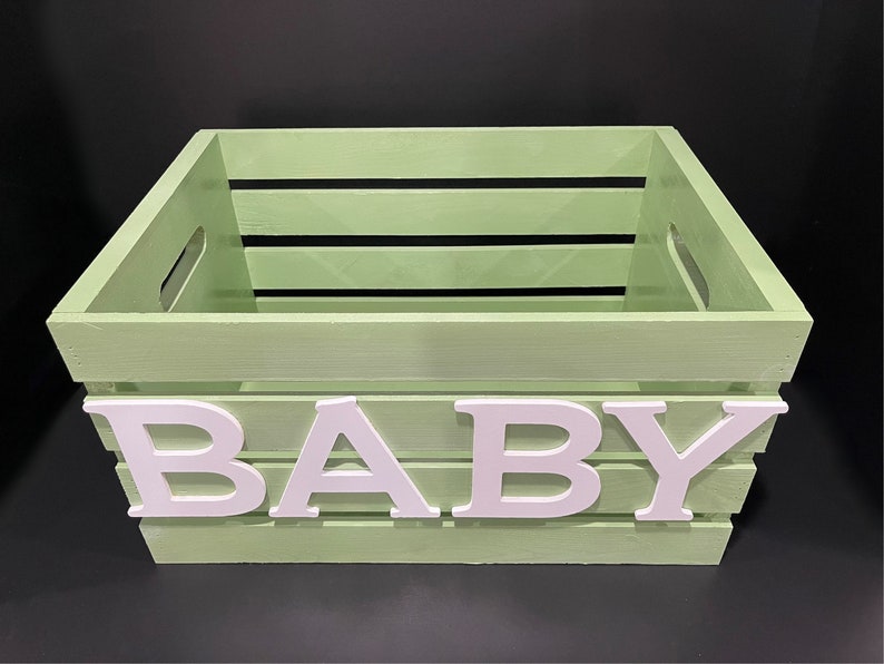 Wooden Crate Baby Boxes - Etsy