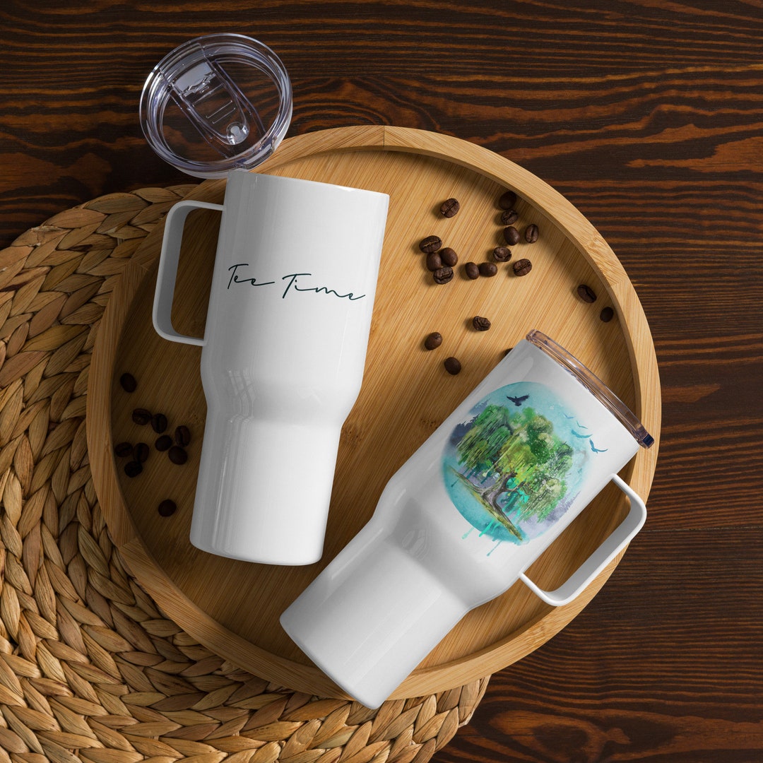 Tee Time Travel Mug With a Handle - Etsy