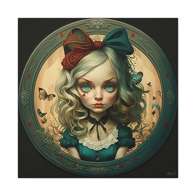 Brooding and Moody Alice in Wonderland Contemporary - Etsy