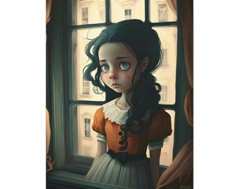 Brooding and Moody Contemporary Pop-surrealist Art Dream - Etsy