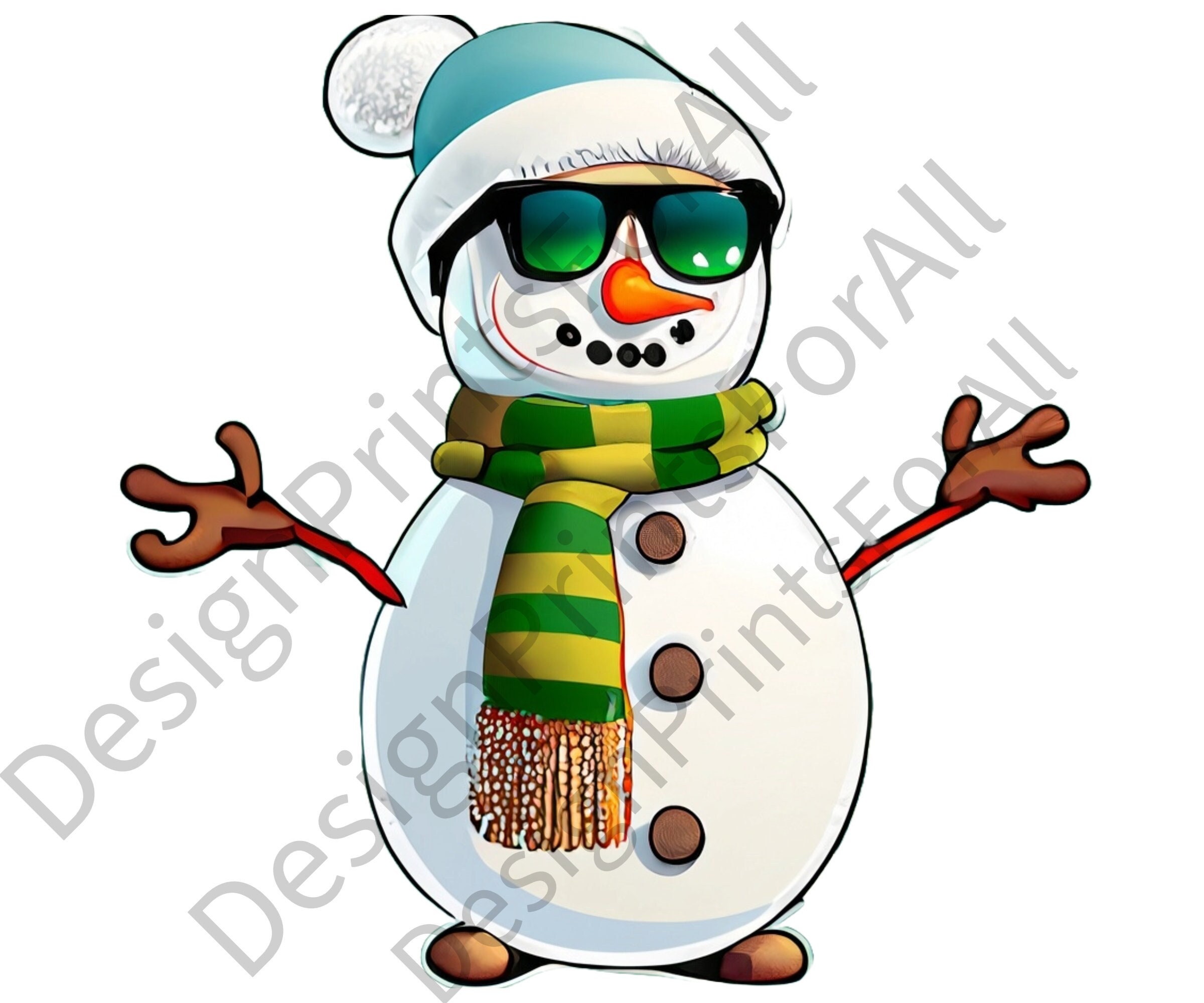 Chill Christmas Snowman PNG, Merry Christmas Png, Happy New Year Png ...
