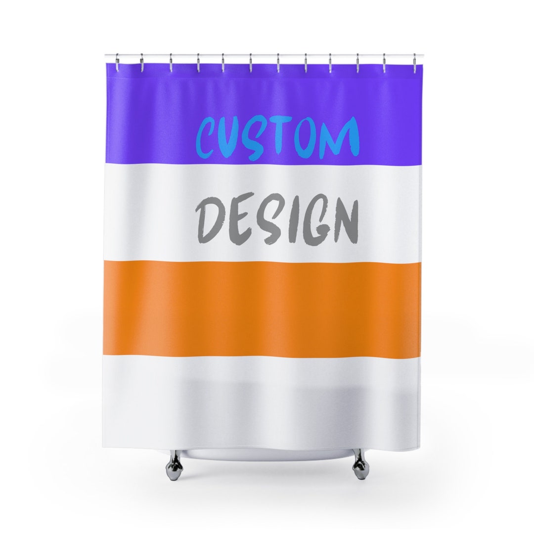 Custom Shower Curtain Custom Photo Shower Curtain Custom Etsy