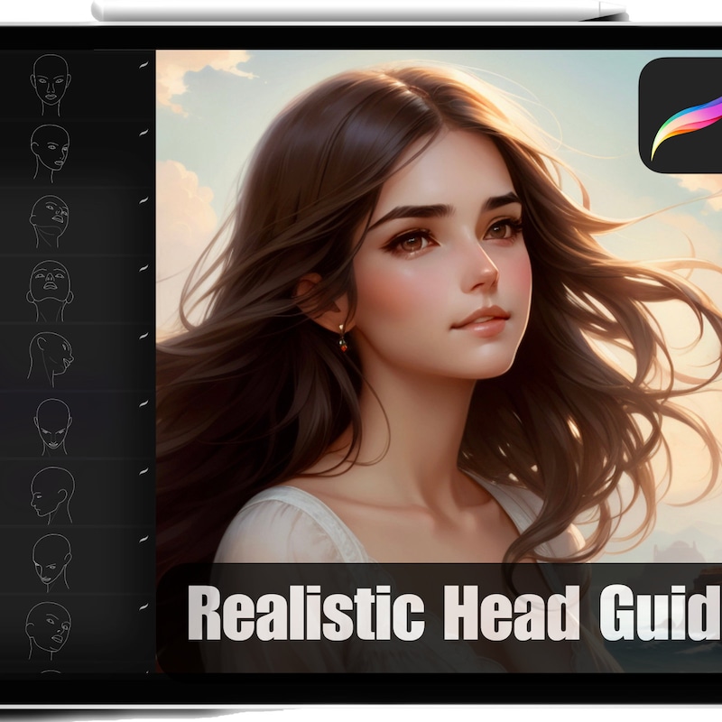 Procreate Head Stamp - Etsy