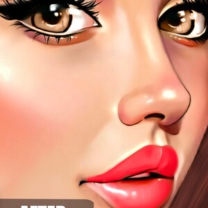Procreate Female Portrait Creator Bundle, High Quality, Realistic Eyes ...