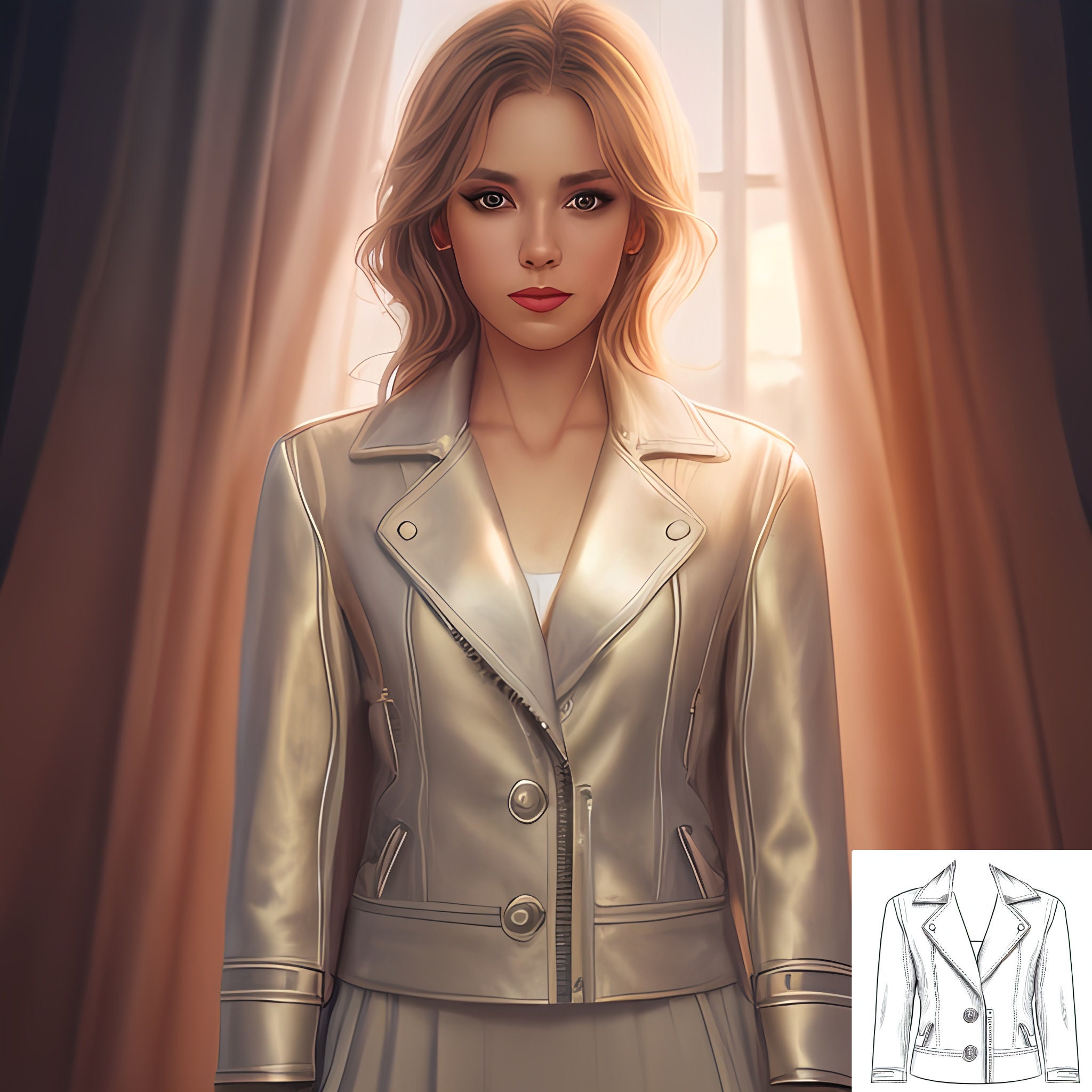 70 Procreate Clothes Stamps High Quality Female Realistic Clothes ...