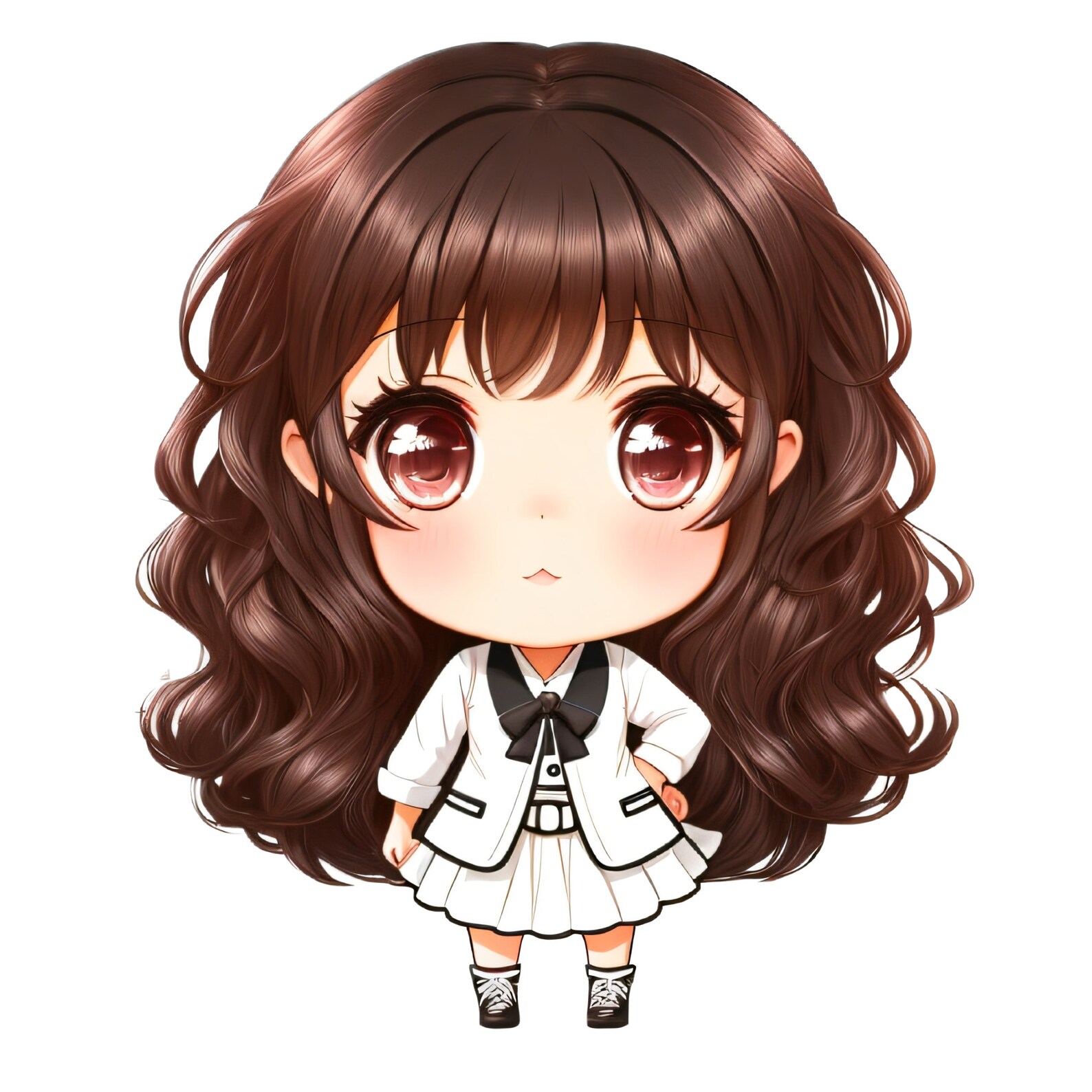 Chibi Hair Stamps Procreate & Free Chibi Poses High Quality - Etsy