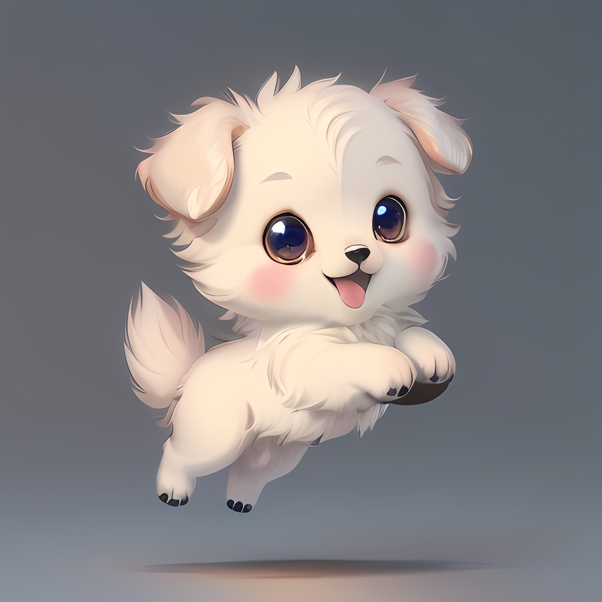 100 Procreate Cute Chibi Dogs Stamps Kawaii Dogs Stamps High - Etsy UK