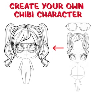 300+ Procreate Chibi Character Creator Stamps: Anime Brushes ...