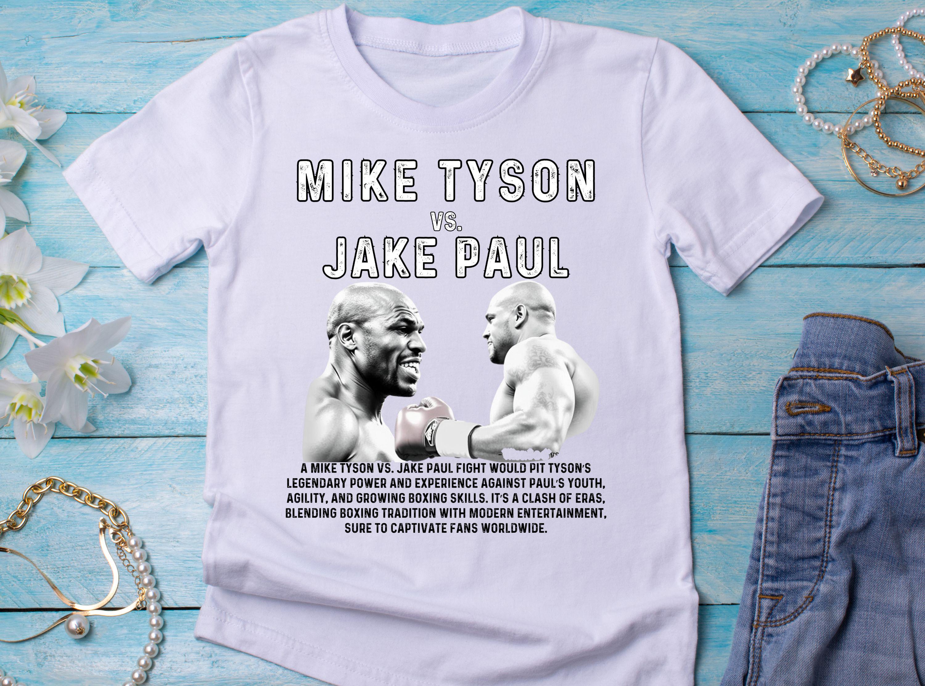 Mike Tyson Vs Jake Paul Png, MIKE TYSON Svg Shirt ,boxing Fan Gift Svg ...