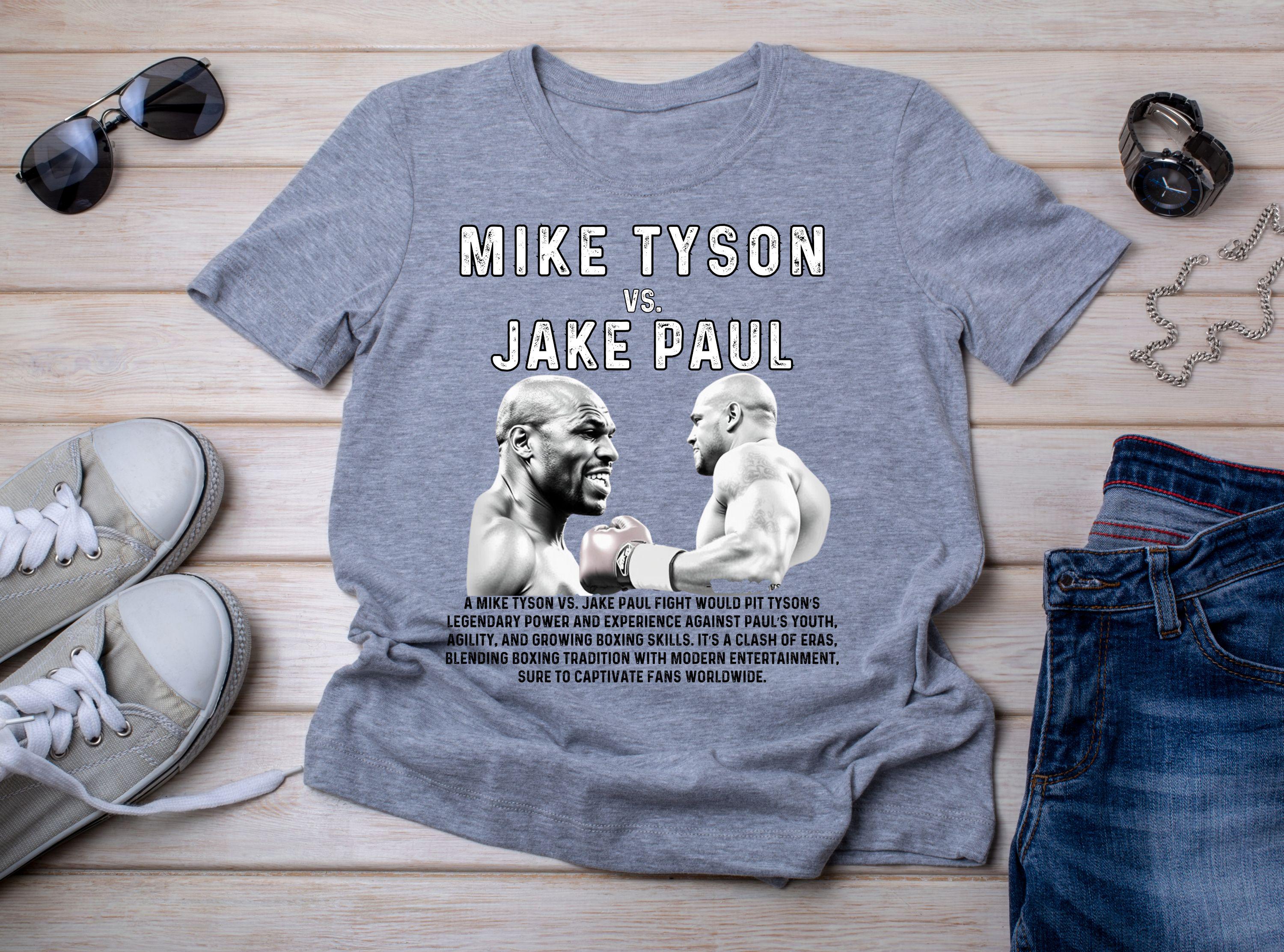 Mike Tyson Vs Jake Paul Png, MIKE TYSON Svg Shirt ,boxing Fan Gift Svg ...