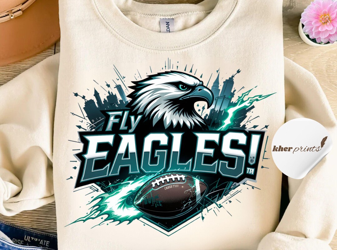 Fly Eagles Fly Svg, Eagles Football SVG, Sports Sublimation Design, Digital Download for Shirt ...
