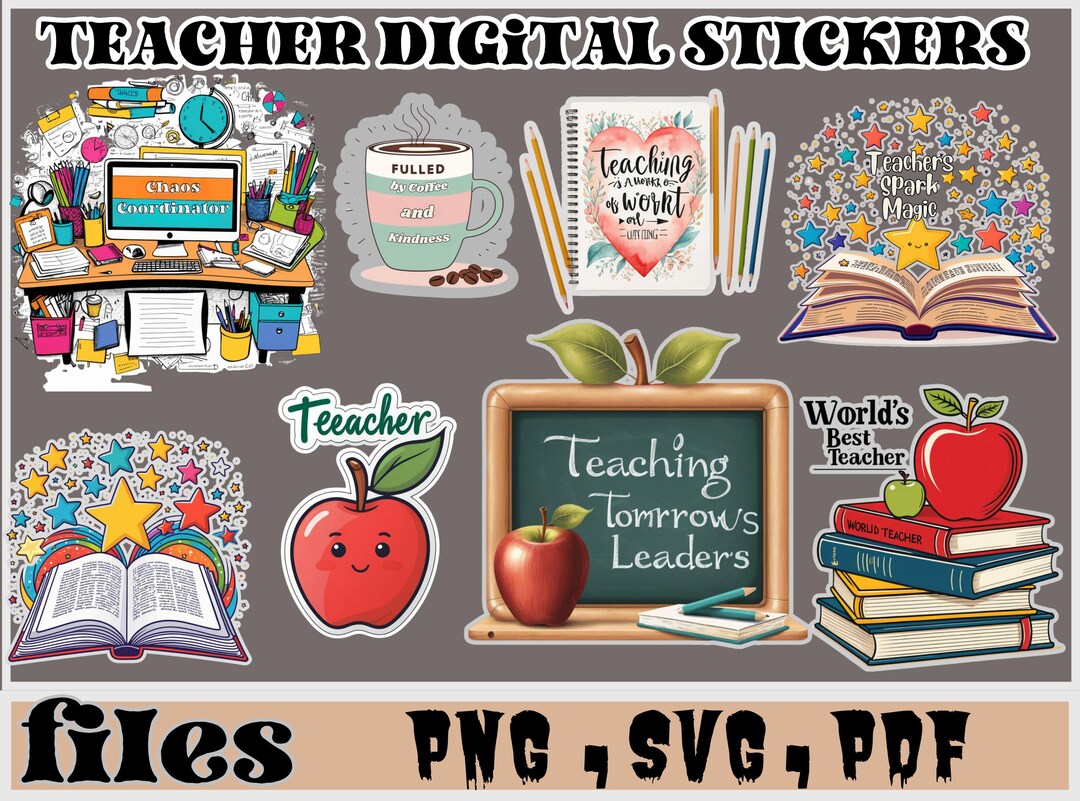 Digitalteacher Stickers Motivational & Appreciation Digital Stickers ...