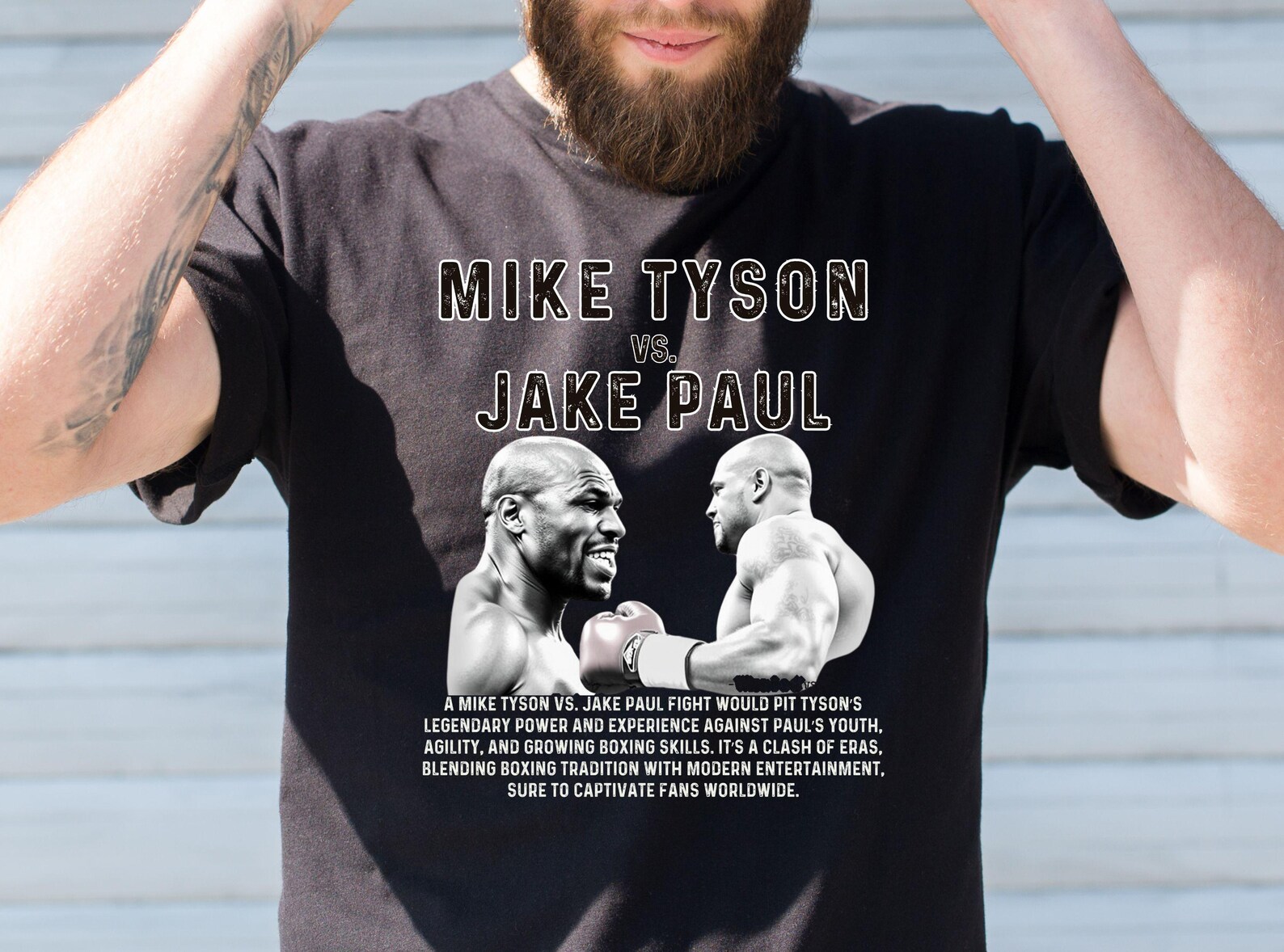 Mike Tyson Vs Jake Paul Png, MIKE TYSON Svg Shirt ,boxing Fan Gift Svg ...
