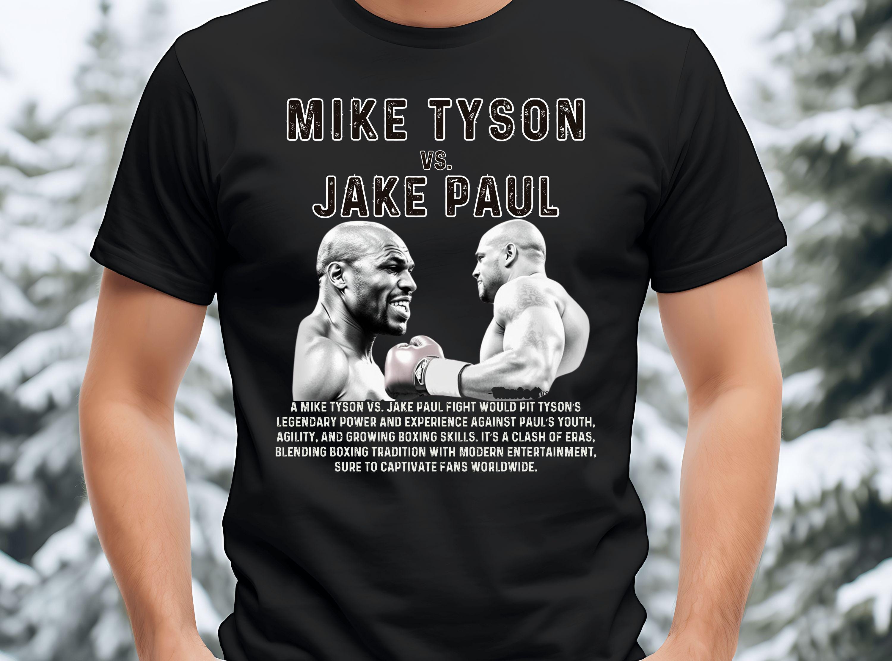 Mike Tyson Vs Jake Paul Png, MIKE TYSON Svg Shirt ,boxing Fan Gift Svg ...