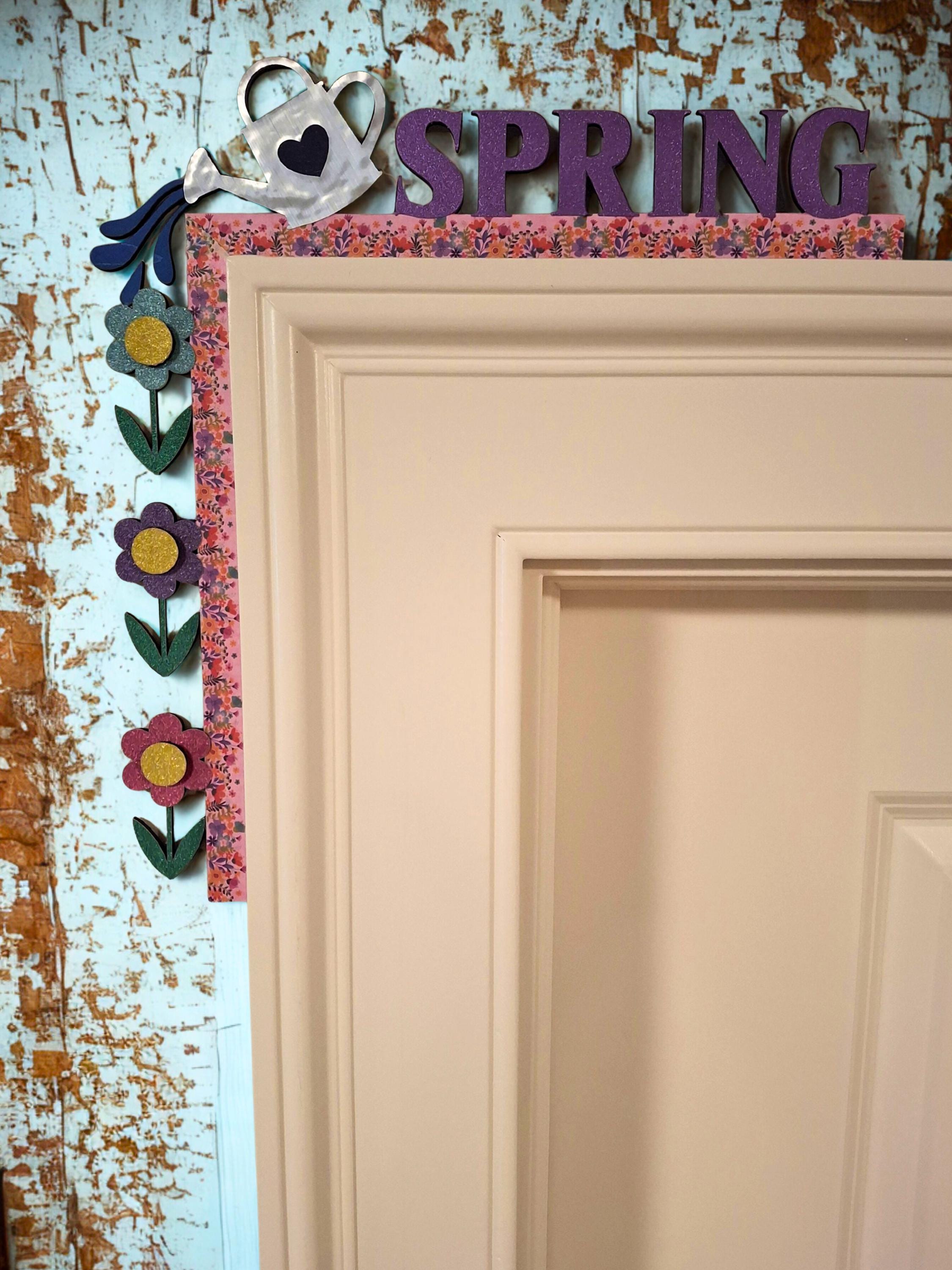 SHIMMERING SPRING Door Frame Sitter - Etsy
