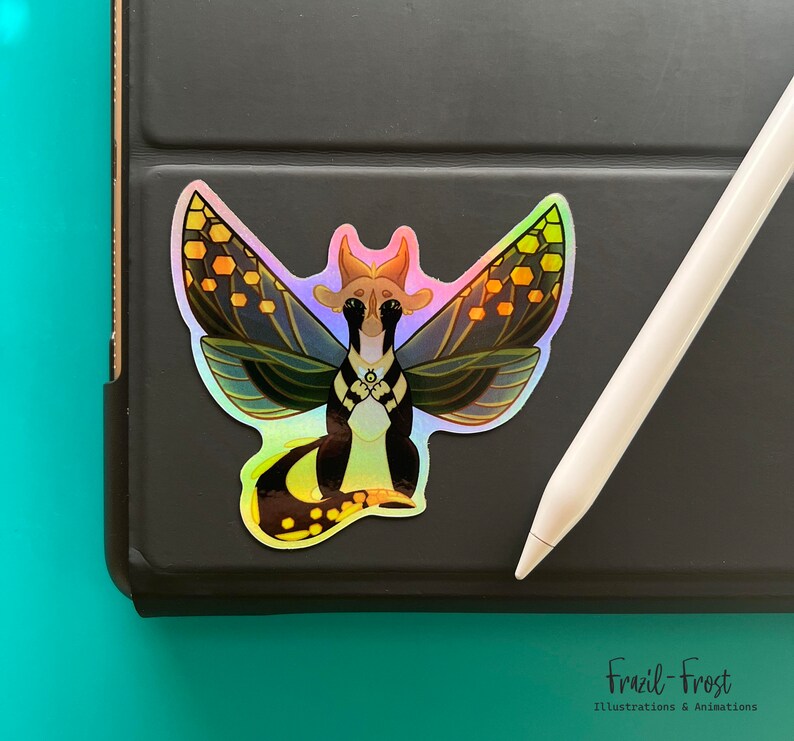 Bumblebee WOF Holographic Sticker - Etsy