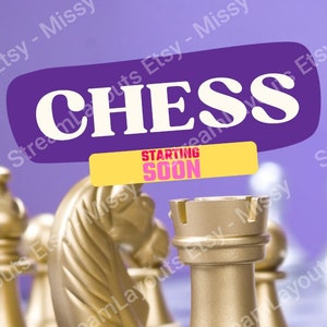 Chess Twitch Layout/chess Stream Layout/ Chess Overlay/chess Twitch ...