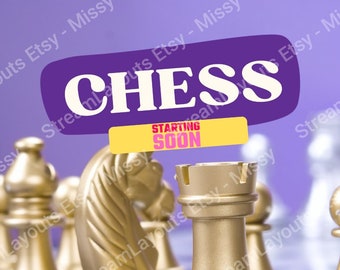 Chess Twitch Layout/chess Stream Layout/ Chess Overlay/chess Twitch ...