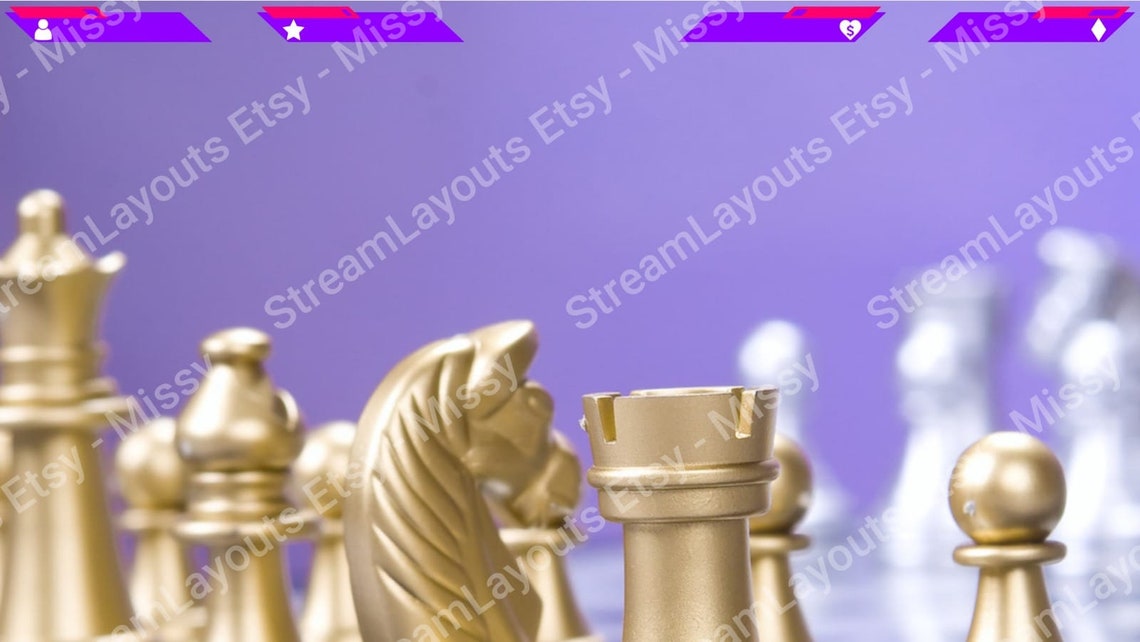 Chess Twitch Layout/chess Stream Layout/ Chess Overlay/chess Twitch ...