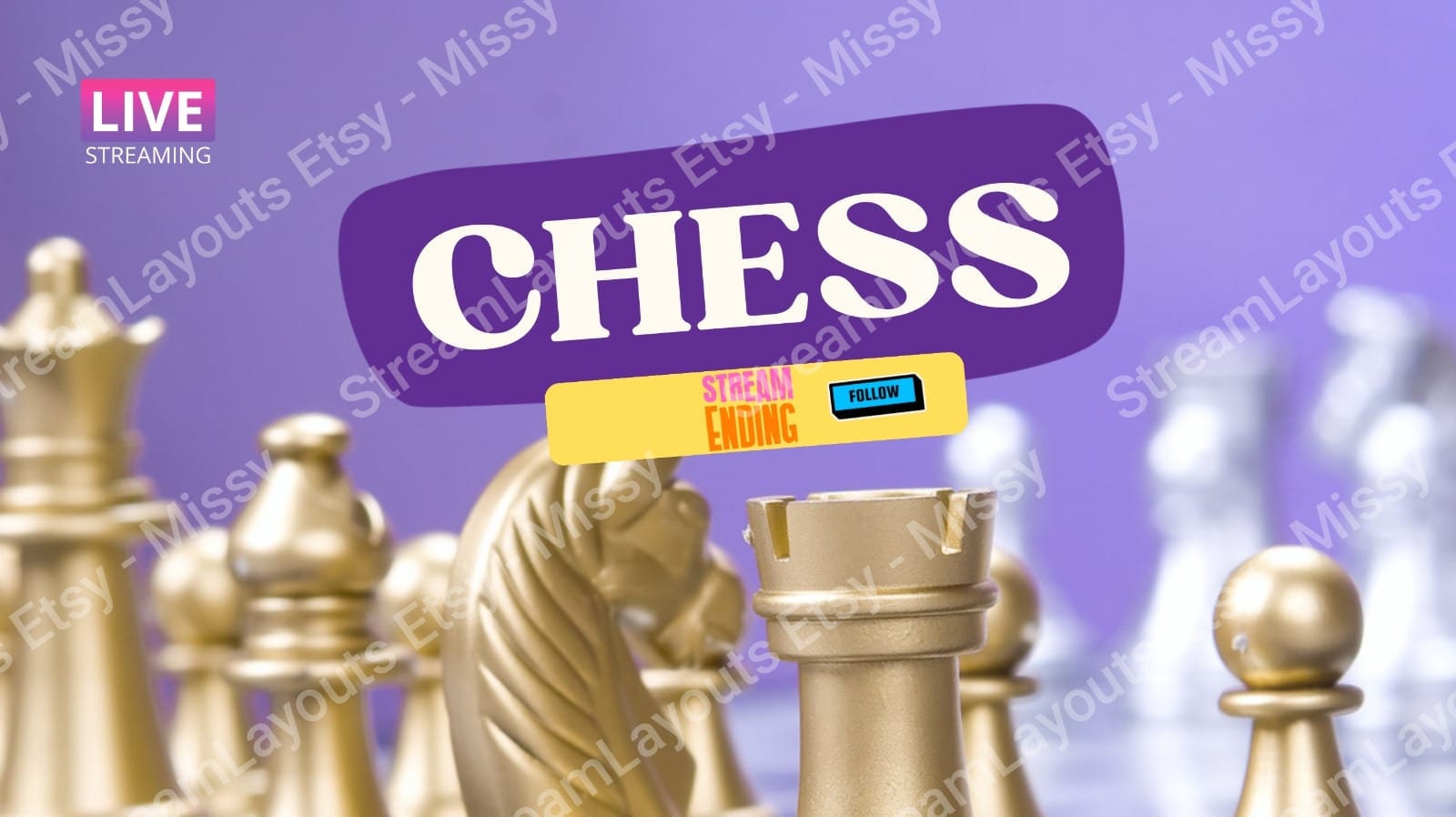 Chess Twitch Layout/chess Stream Layout/ Chess Overlay/chess Twitch ...